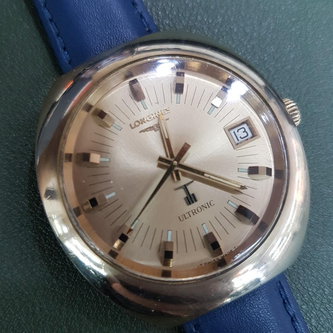 Longines Ultronic Vintage Watch Accutron, Luxury, Watches on Carousell