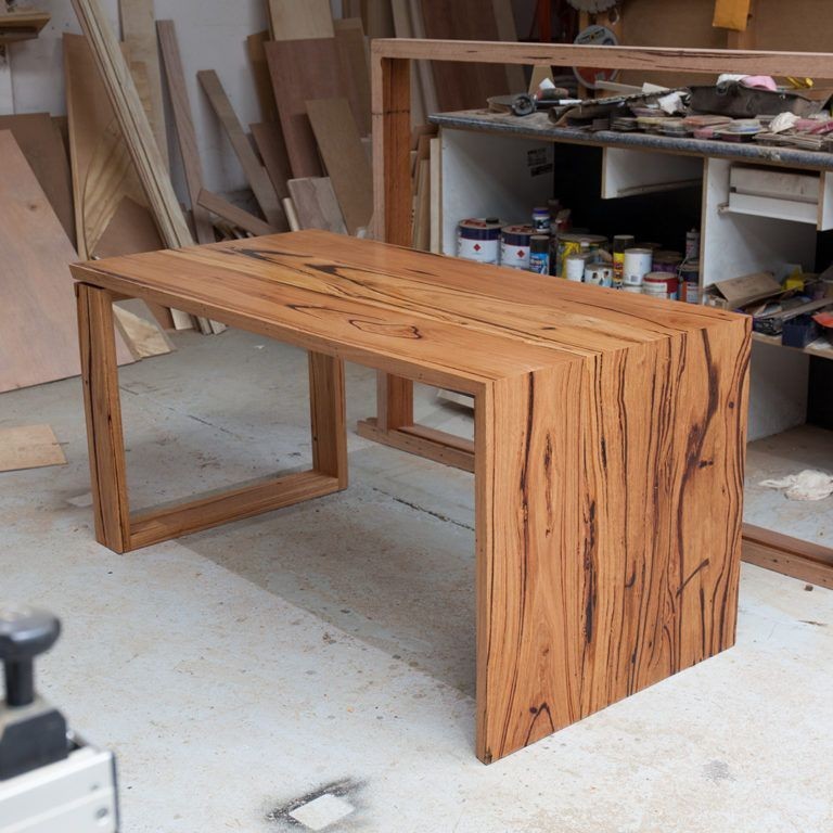 Mahogany computer table, work study desk, Furniture & Home Living ...