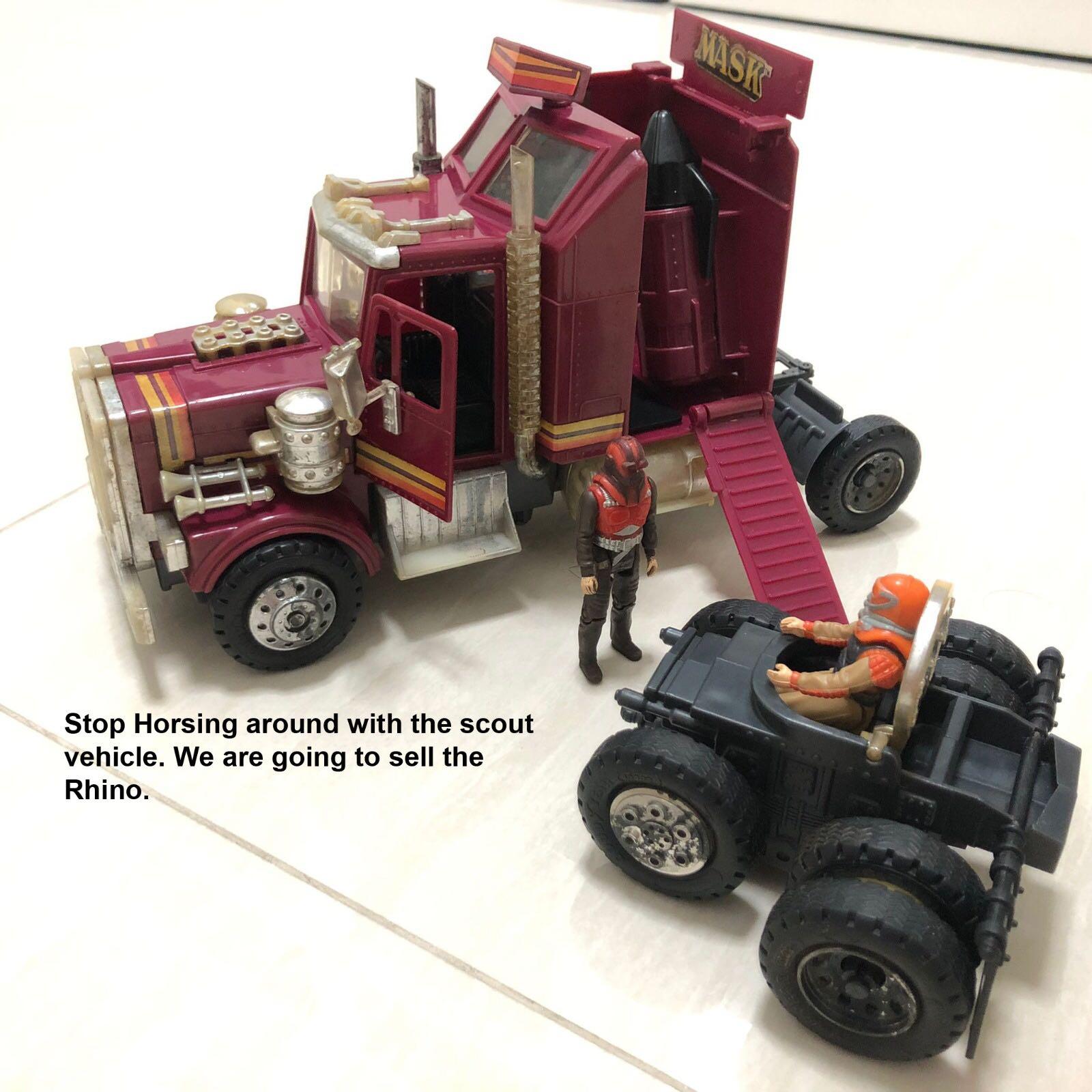 (Reserved!!!!) M.a.s.k Mask Kenner Rhino Complete, Hobbies & Toys, Toys ...