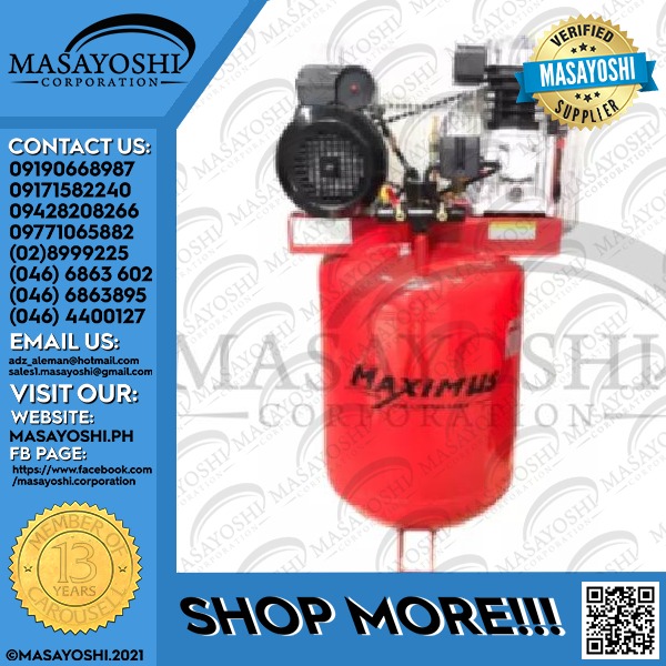 MAXIMUS GHB2055 Super High Pressure Air Compressor with 2HP Electric ...