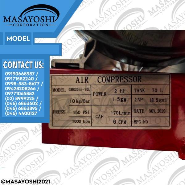 MAXIMUS GHB2055 Super High Pressure Air Compressor with 2HP Electric ...