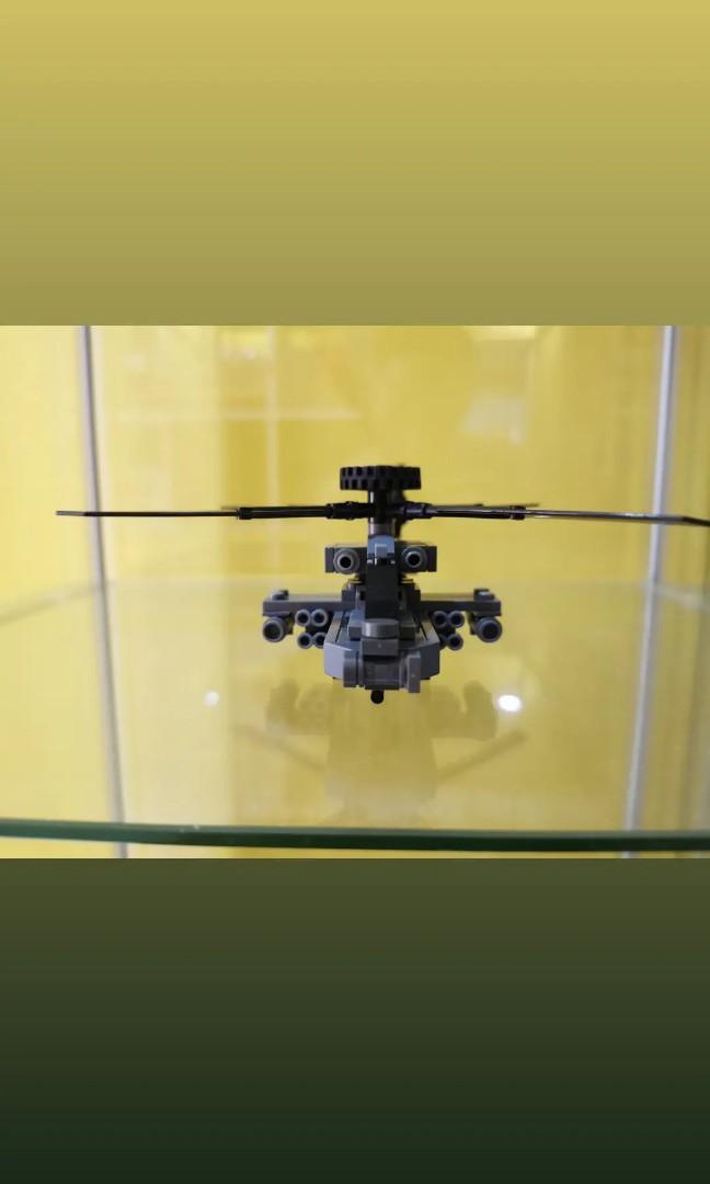 RSAF Mini Apache AH-64 lego compatible helicopter, Hobbies & Toys, Toys ...