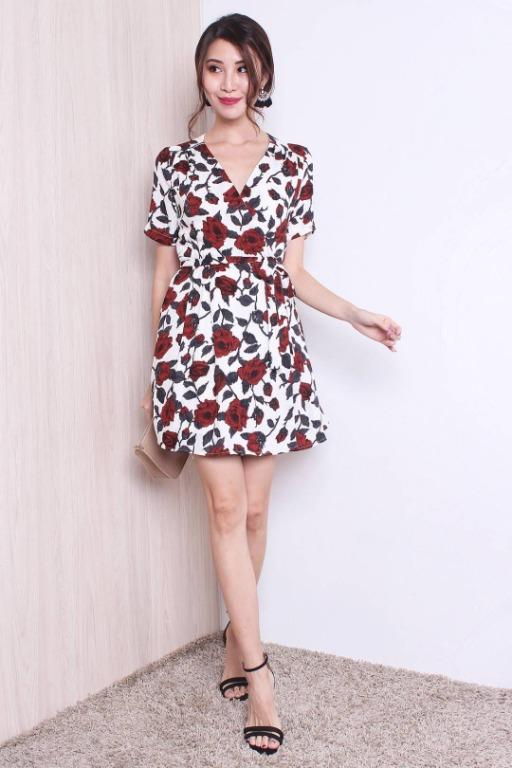 Neonmello (NM) Brooke Kimono Wrap Dress, Women's Fashion, Dresses ...