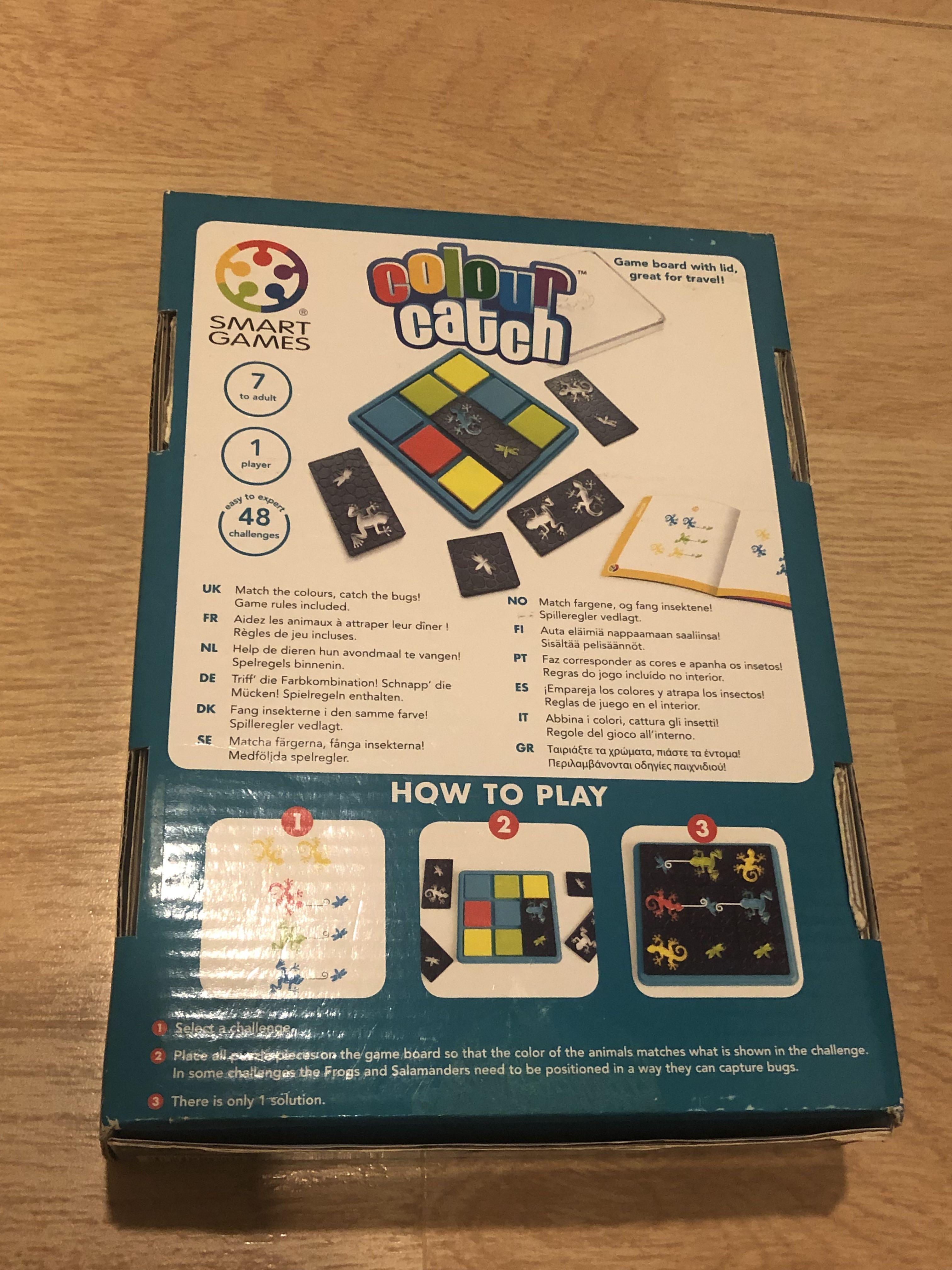 New - Smart Games Colour Catch puzzle SmartGames, Hobbies & Toys, Toys & Games on Carousell