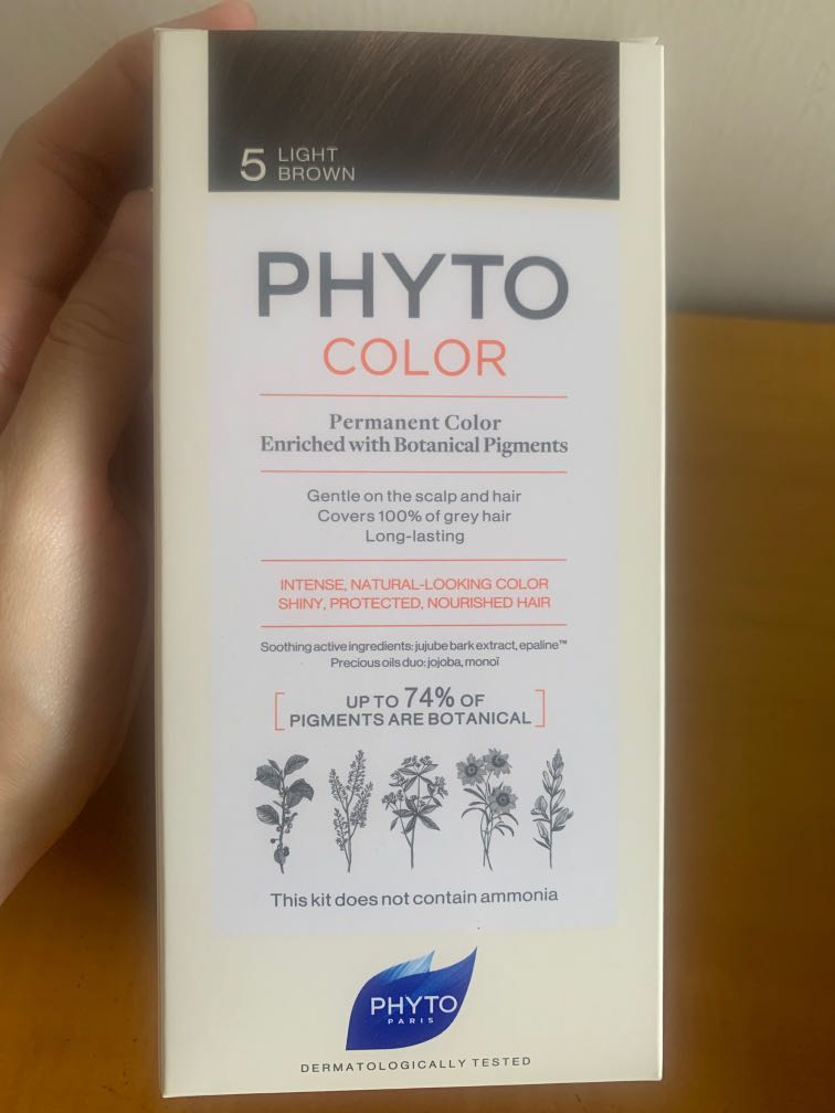 Phyto hair colour in 5. Light brown, Beauty & Personal Care, Hair on ...