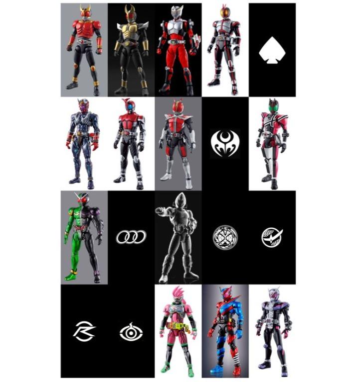 [PO] Bandai Figure-rise Standard Heisei Rider Project Kamen Masked Rider Model Kit Ryuki Faiz ...