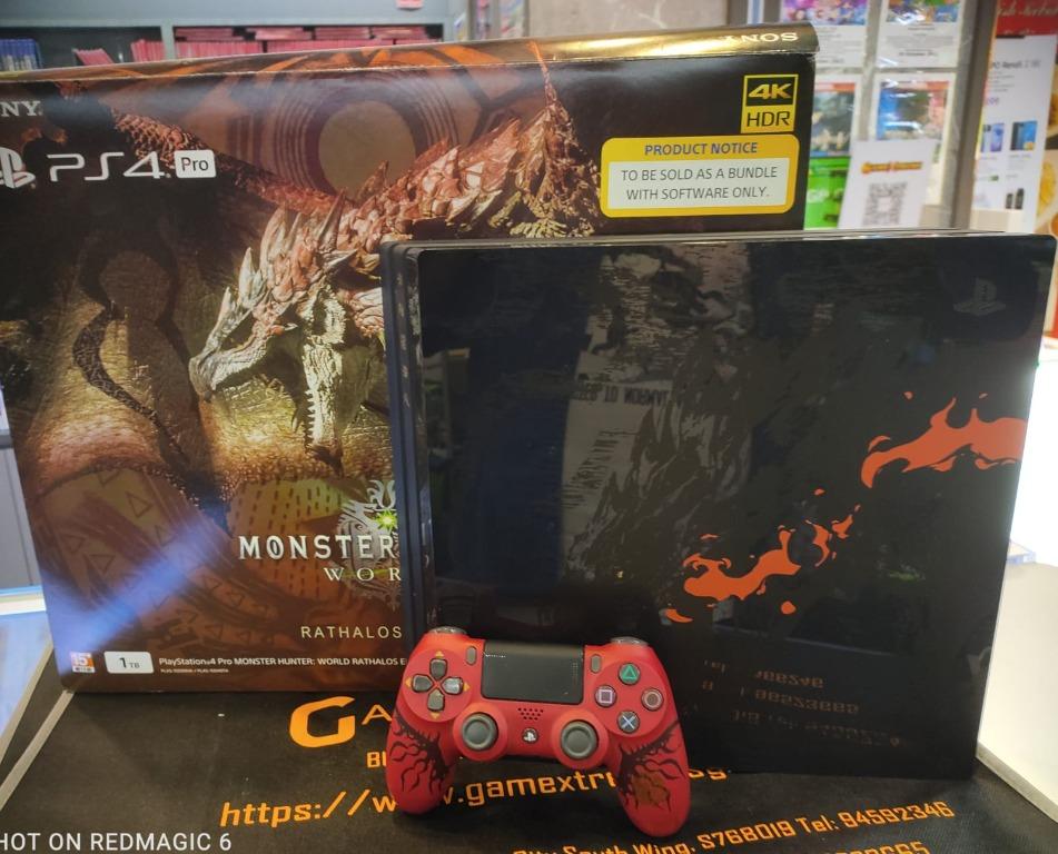 PS4 PRO TB MONSTER HUNTER WORLD LIMITED EDITION For just as low as $299 ...