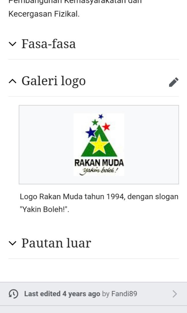 Rakan Muda Logo Youth And Sports Ministry To Strengthen Rakan Muda