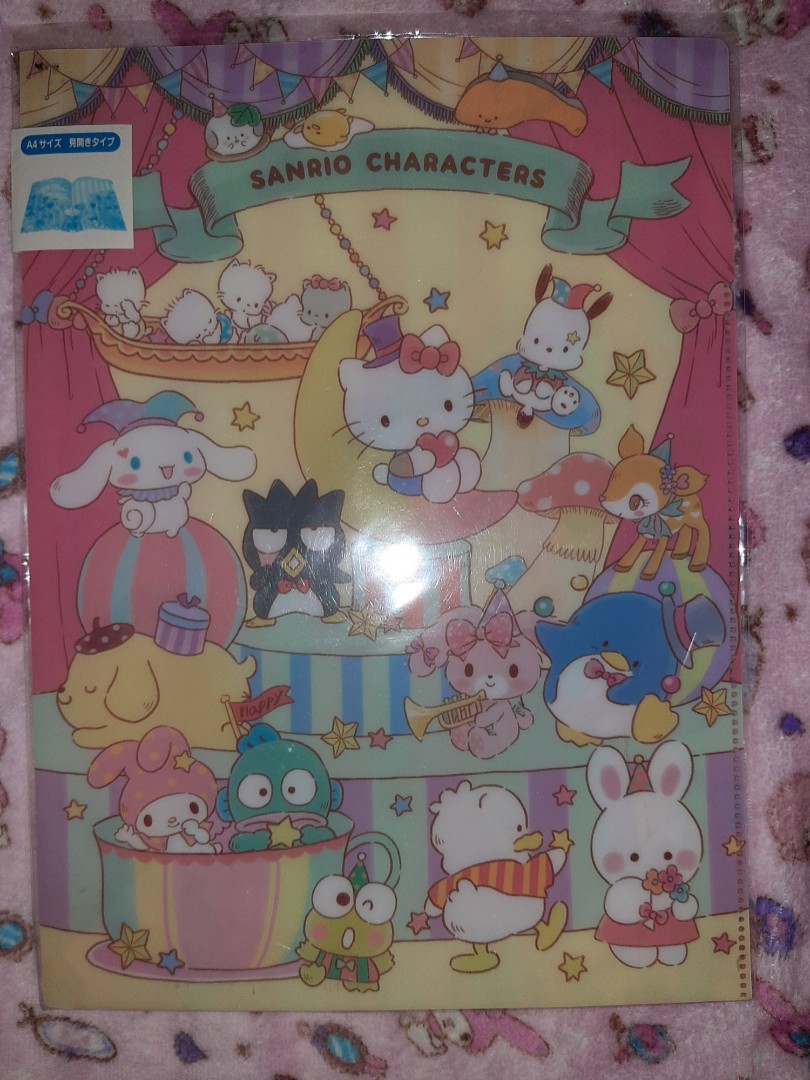 Sanrio Characters A4 File Folder, Hobbies & Toys, Memorabilia ...