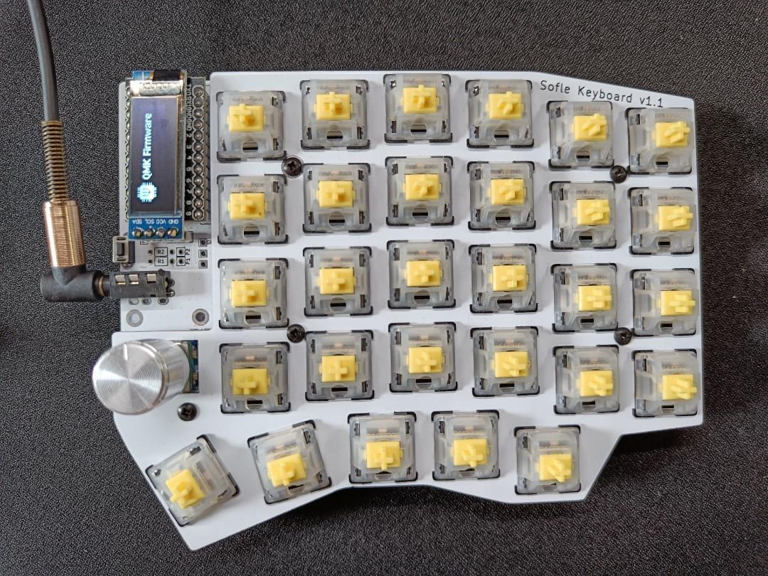 Sofle split keyboard (+optional add on switches/keycaps) custom ...