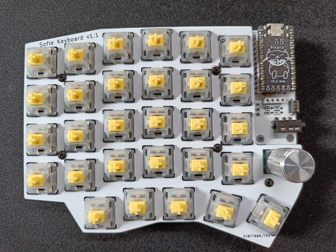 Sofle split keyboard (+optional add on switches/keycaps) custom ...