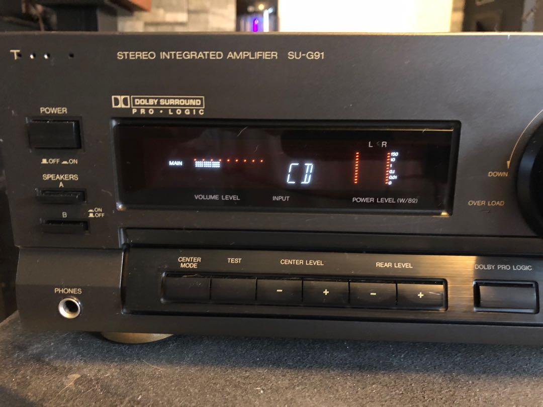 Technics SU-G91 Stereo Integrated Amplifier 130w per channel Class A ...