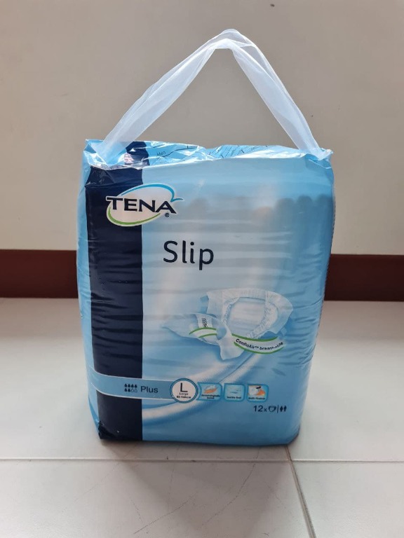 Tena Slip Plus L - Adult Diaper, Health & Nutrition, Medical Supplies & Tools on Carousell