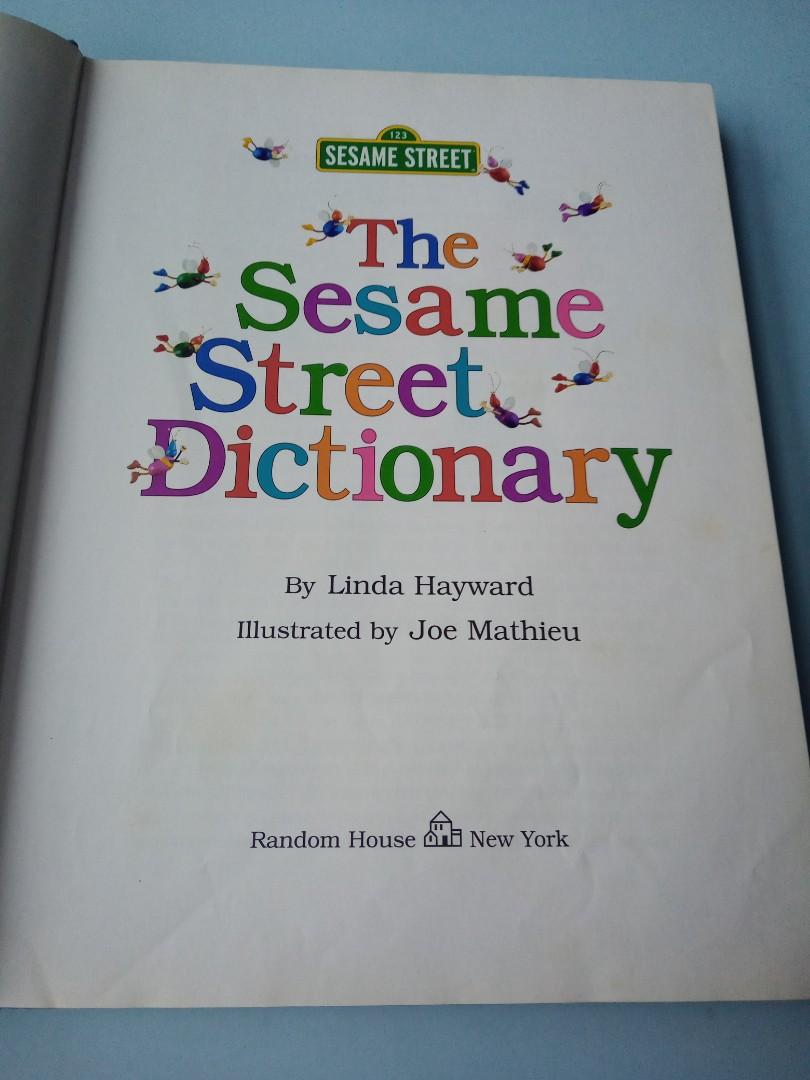 The Sesame Street Dictionary, Hobbies & Toys, Books & Magazines ...