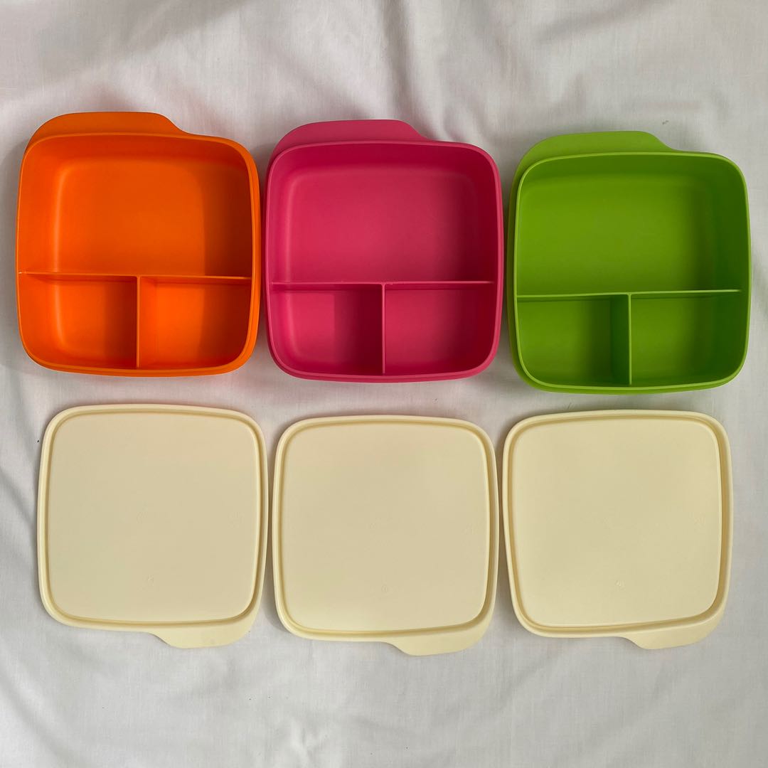 Tupperware Lunch Box Set, Furniture & Home Living, Kitchenware ...