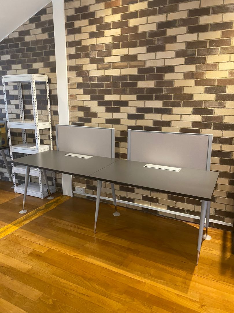 Desk - Twin desk for office/study, Furniture & Home Living, Furniture ...