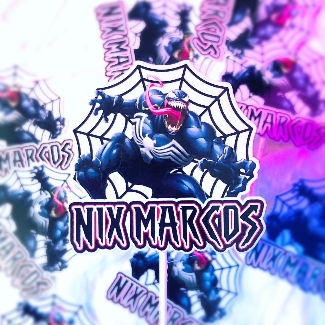 Venom Cake and Cupcake Toppers, Hobbies & Toys, Stationary & Craft ...