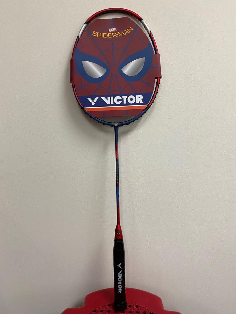 Victor Spider-Man Badmintion Racket, Sports Equipment, Sports & Games ...
