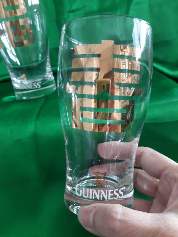 Vintage Guinness Glasses X 2 pieces, Hobbies & Toys, Memorabilia ...
