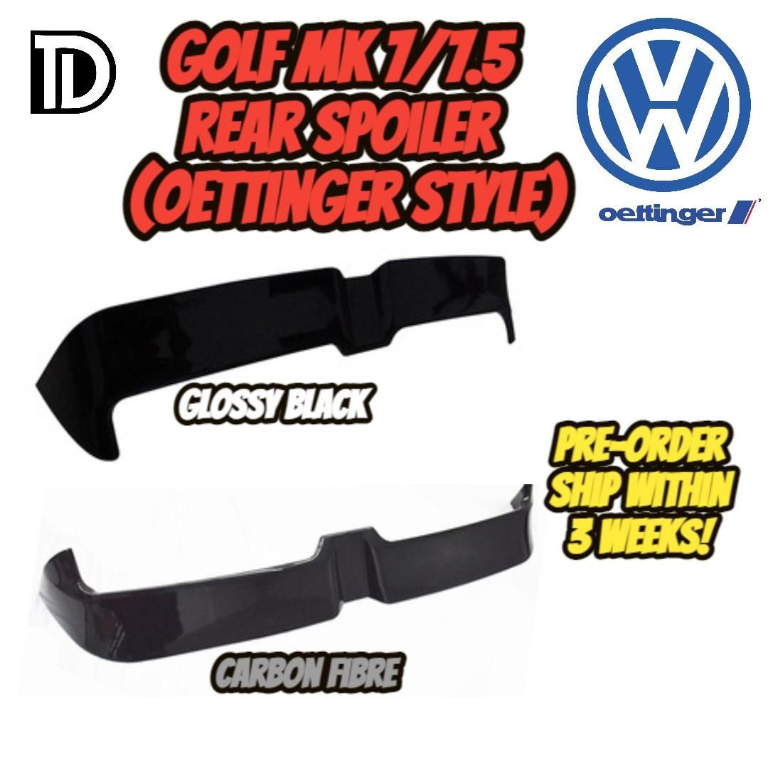 Volkswagen VW Golf Spoiler Rear Spoiler Oettinger Style 100% Fitment ...
