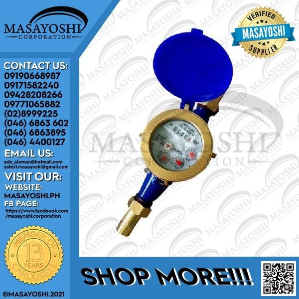 Water Meter Horizontal Brass | Flow Meter | Display Water Meter | Pulse ...