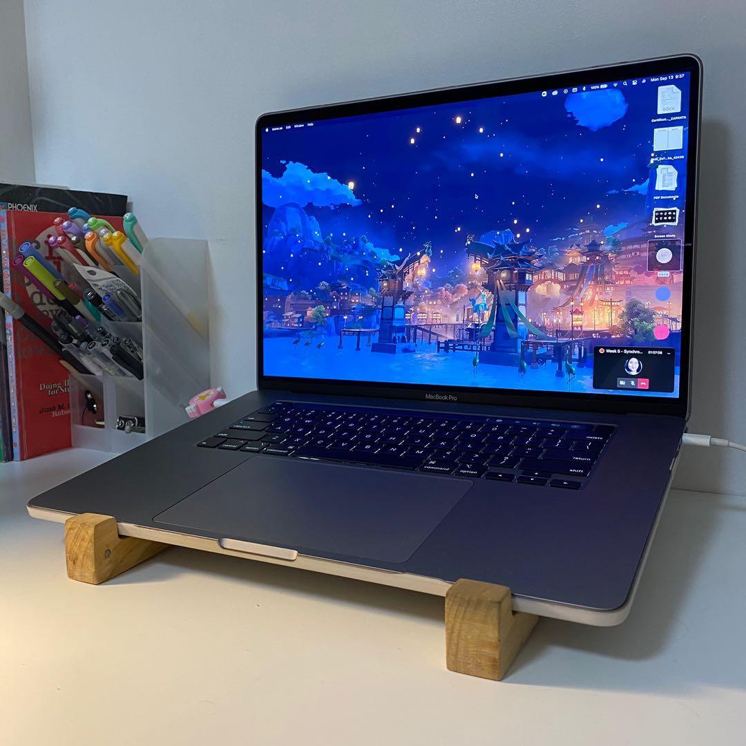 Wooden Magnetic Laptop Stand, Computers & Tech, Parts & Accessories ...