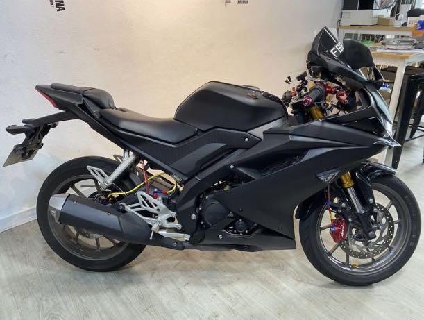 Yamaha R15 v3 Matte Black, Motorcycles, Motorcycles for Sale, Class 2B ...