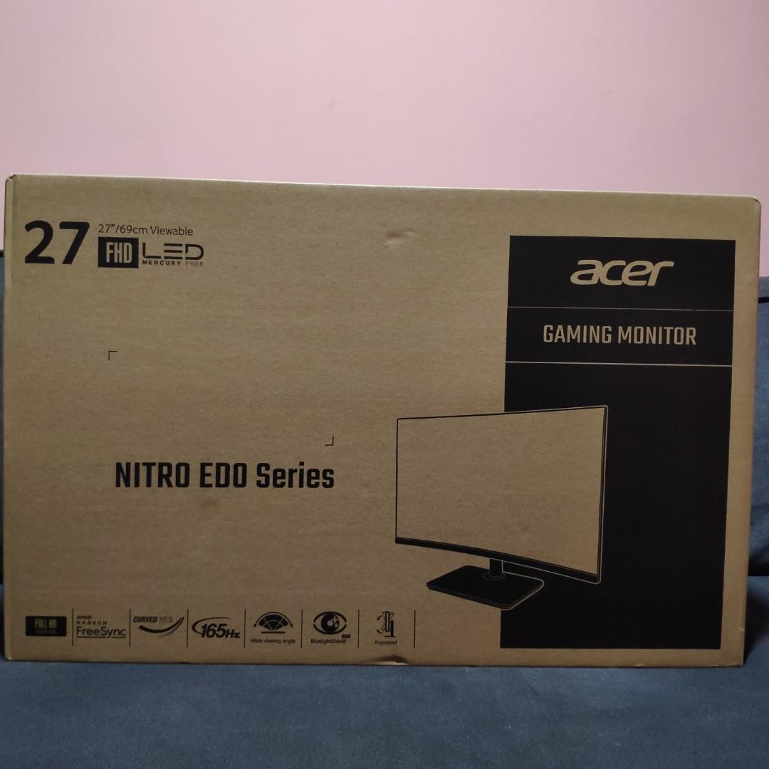 [2021 MODEL] Acer ED0 Series ED270R P 27 inch FHD Curved Gaming Monitor ...