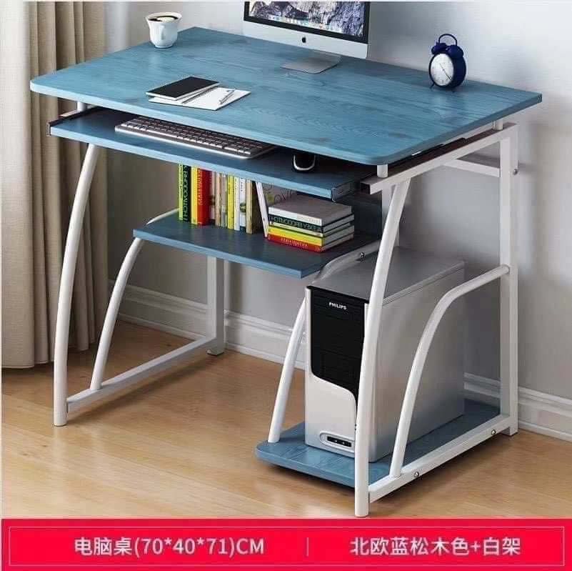 5 Colors Computer Table with Keyboard CPU Space, Furniture & Home ...
