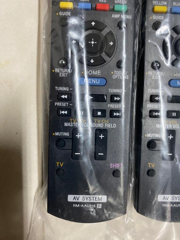 全新 SONY RM-AAU116 劇院 音響 STR HT 系列 環繞擴大機 遙控器 SONY STR-KS38專用, 耳機及錄音音訊設備 ...