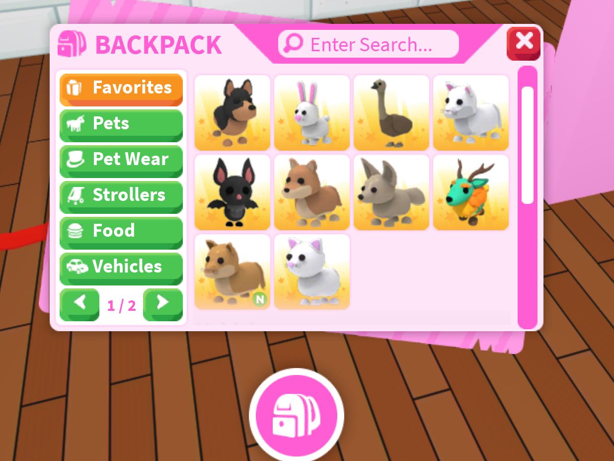 Adopt me items, Hobbies & Toys, Toys & Games on Carousell