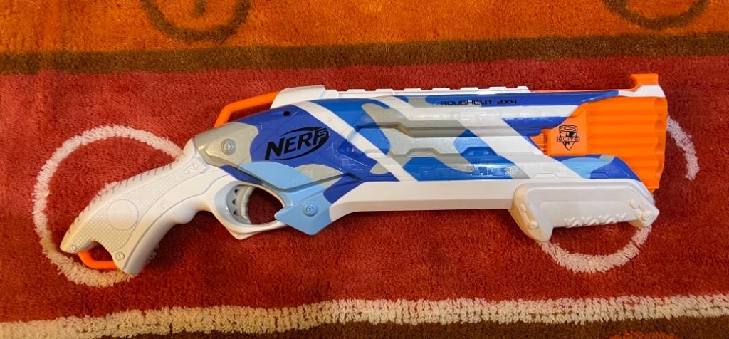 All New Nerf N-Strike Elite Battle Camo Series RoughCut 2x4-Excellent ...