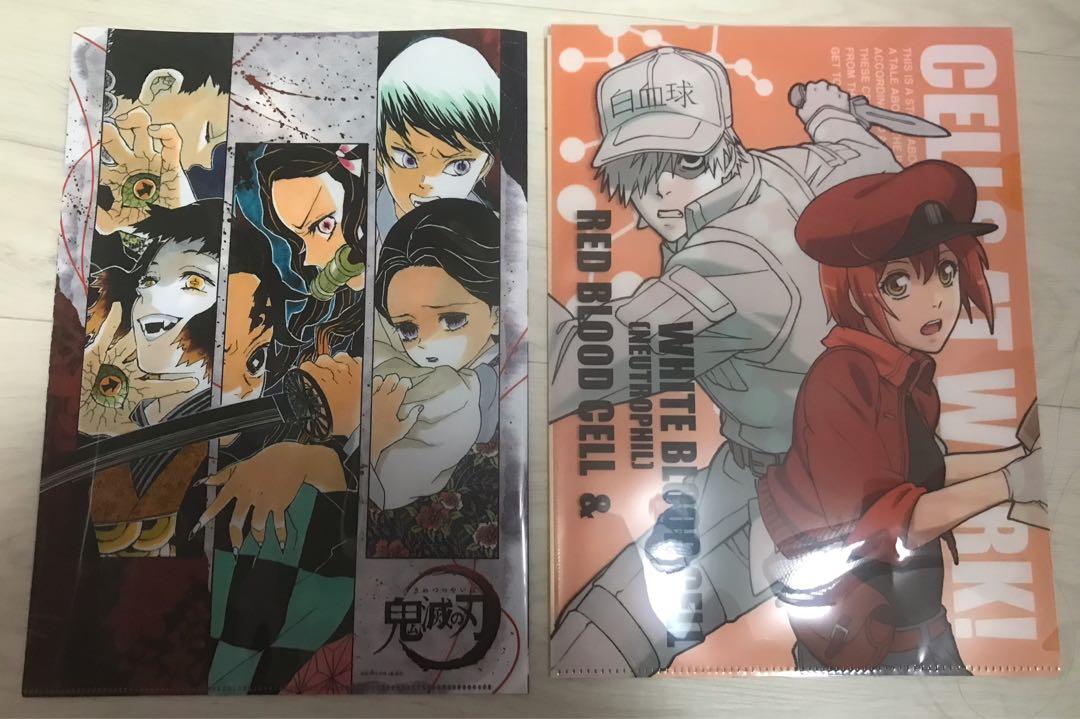 Anime files (demon slayer/cells at work ), Hobbies & Toys, Memorabilia ...