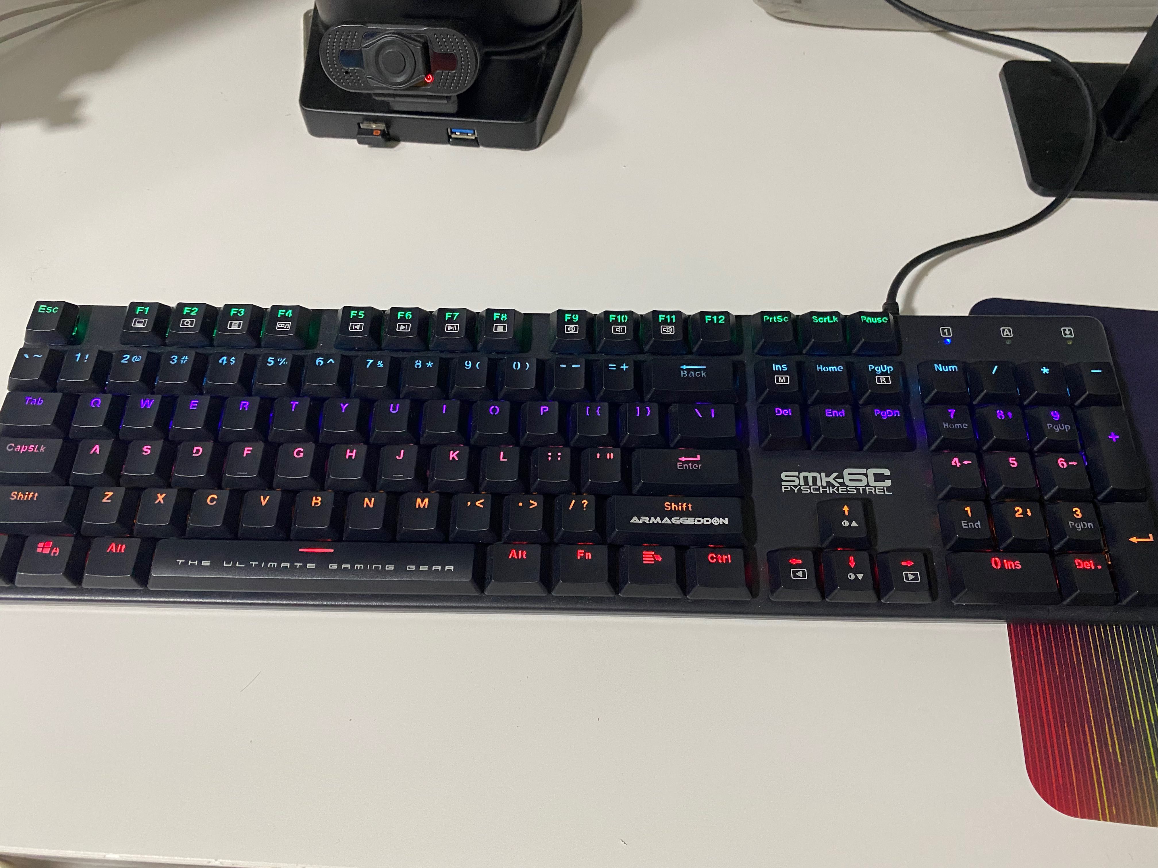 Armaggeddon SMK-6C Pyschkestrel Mechanical Keyboard, Computers & Tech ...