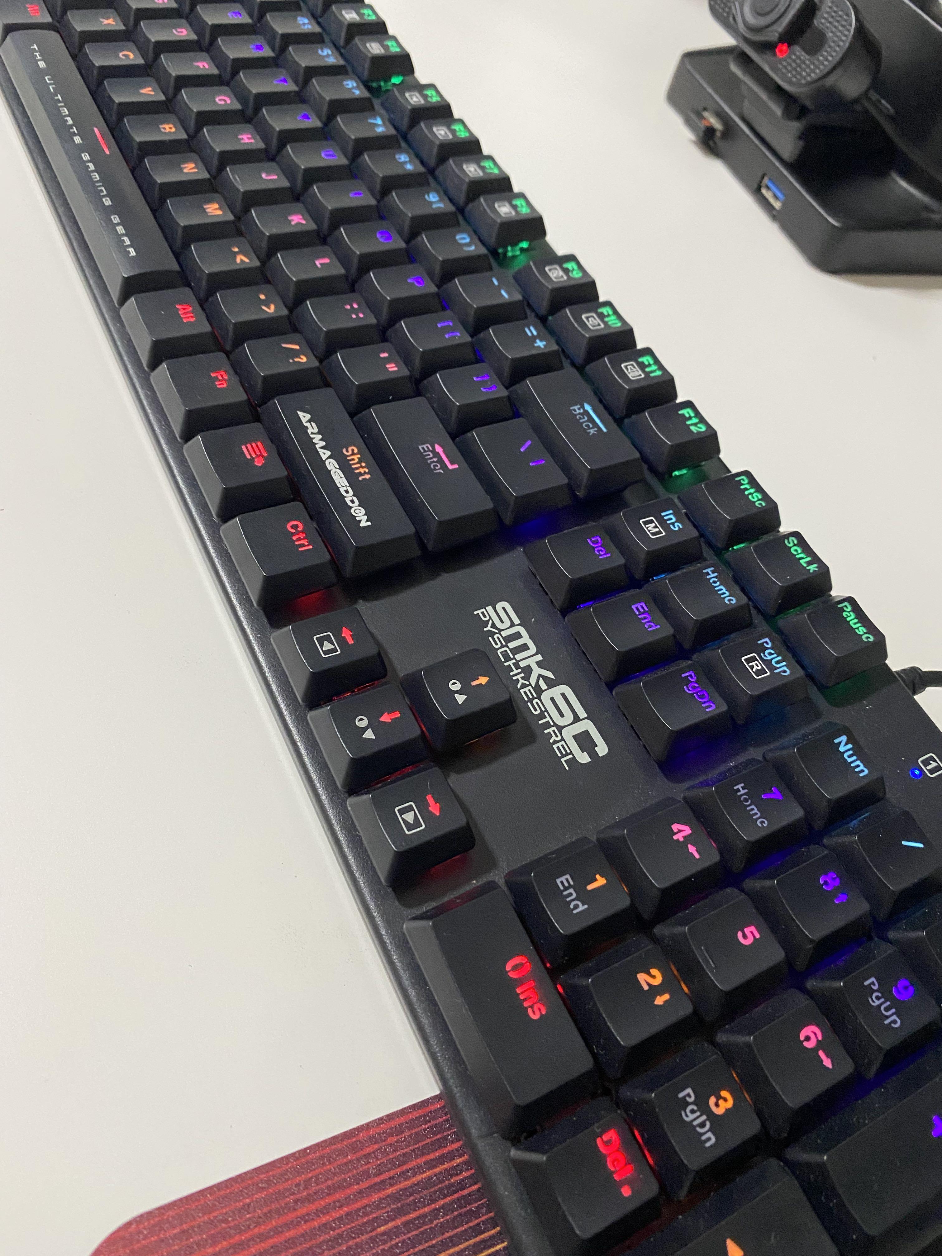 Armaggeddon SMK-6C Pyschkestrel Mechanical Keyboard, Computers & Tech ...