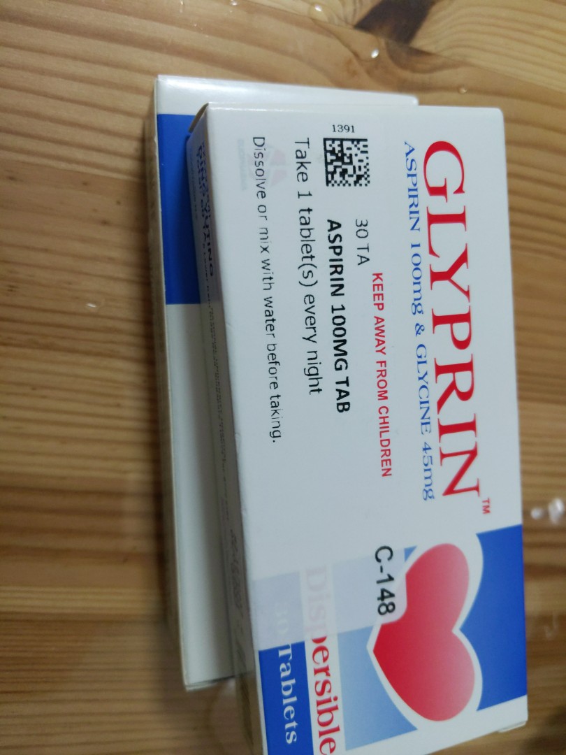 Aspirin 100mg tab, Health & Nutrition, Medical Supplies & Tools on ...