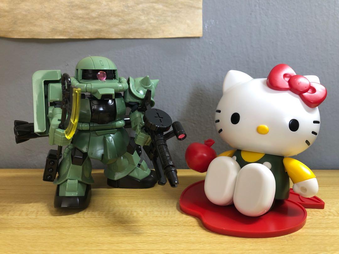 BANDAI. Hello kitty X Gundam, Hobbies & Toys, Toys & Games on Carousell