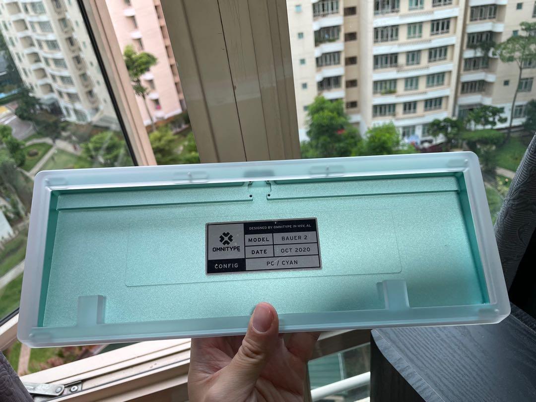 Bauer 2 polycarbonate Cyan 65% keyboard, Computers & Tech, Parts ...