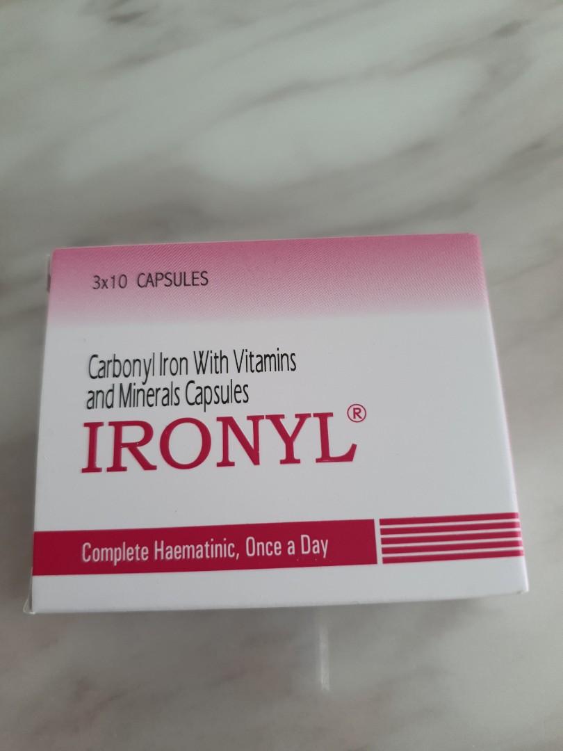 BNIB Ironyl tablets, Health & Nutrition, Health Supplements, Vitamins ...
