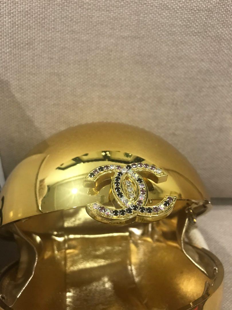 Chanel gold ball bag, Women's Fashion, Bags & Wallets, Cross-body Bags ...