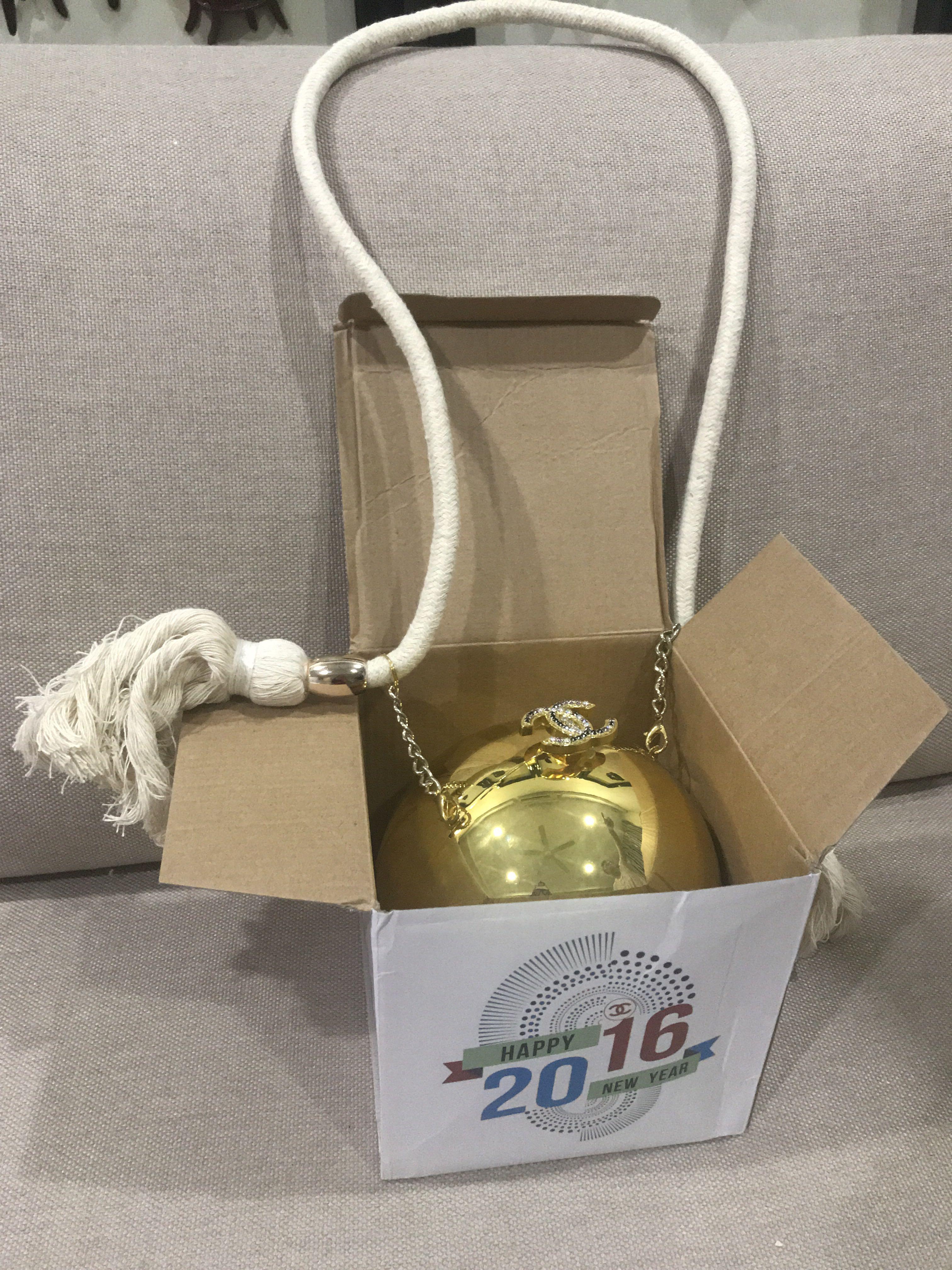 Chanel gold ball bag, Women's Fashion, Bags & Wallets, Cross-body Bags ...