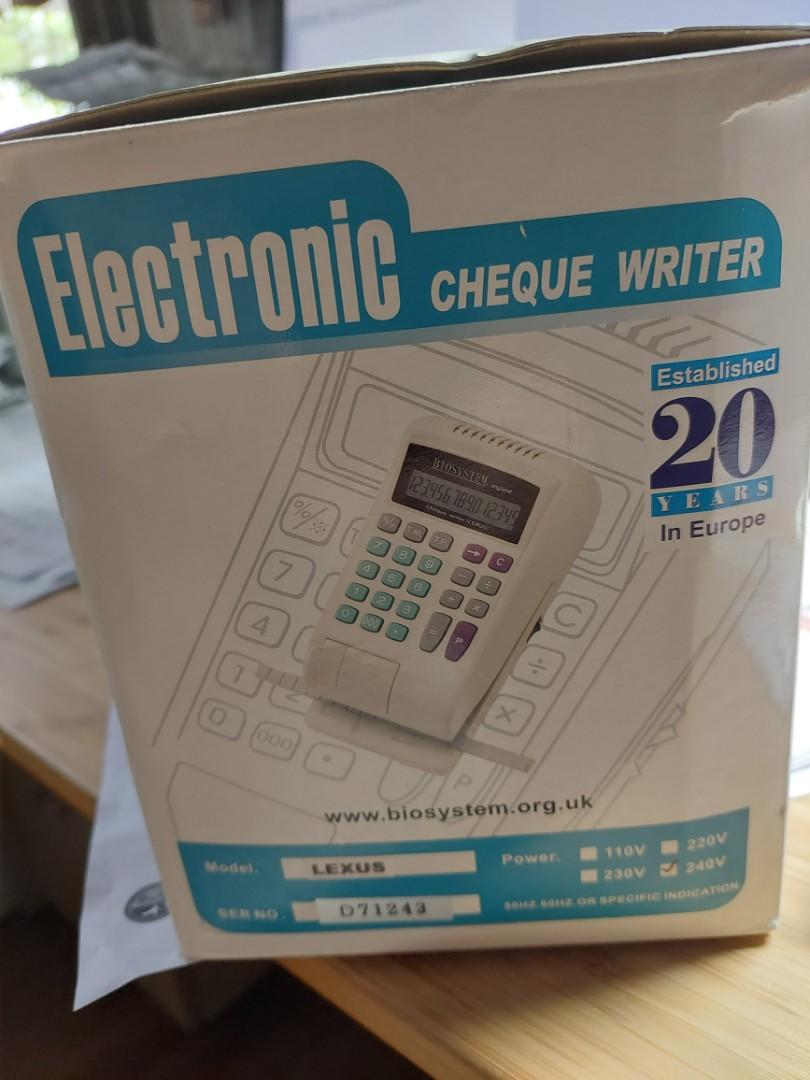 Cheque Printer, Hobbies & Toys, Stationery & Craft, Stationery & School ...