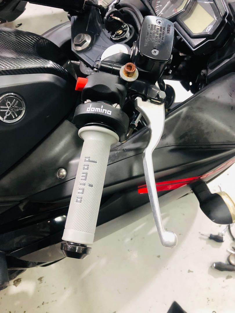 Domino XM2 Fast Throttle + Domino Universal Kill Switch Yamaha R3 ...