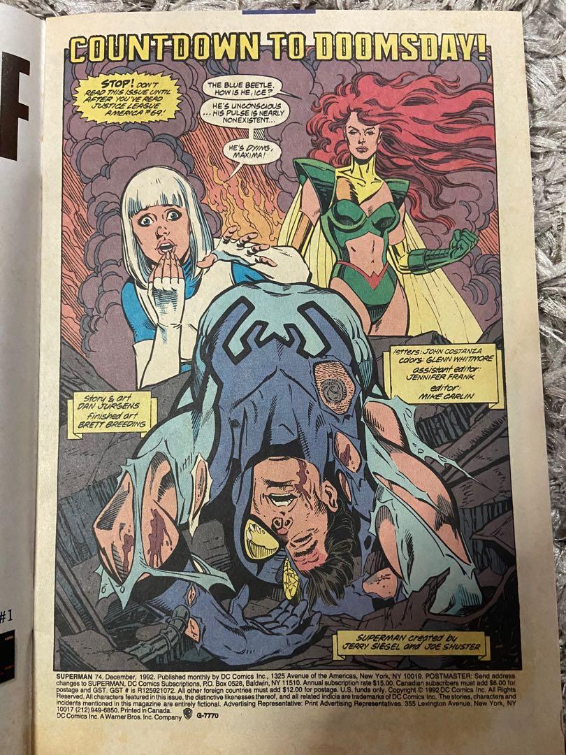 Doomsday Series: DC COMICS, Hobbies & Toys, Books & Magazines, Comics ...