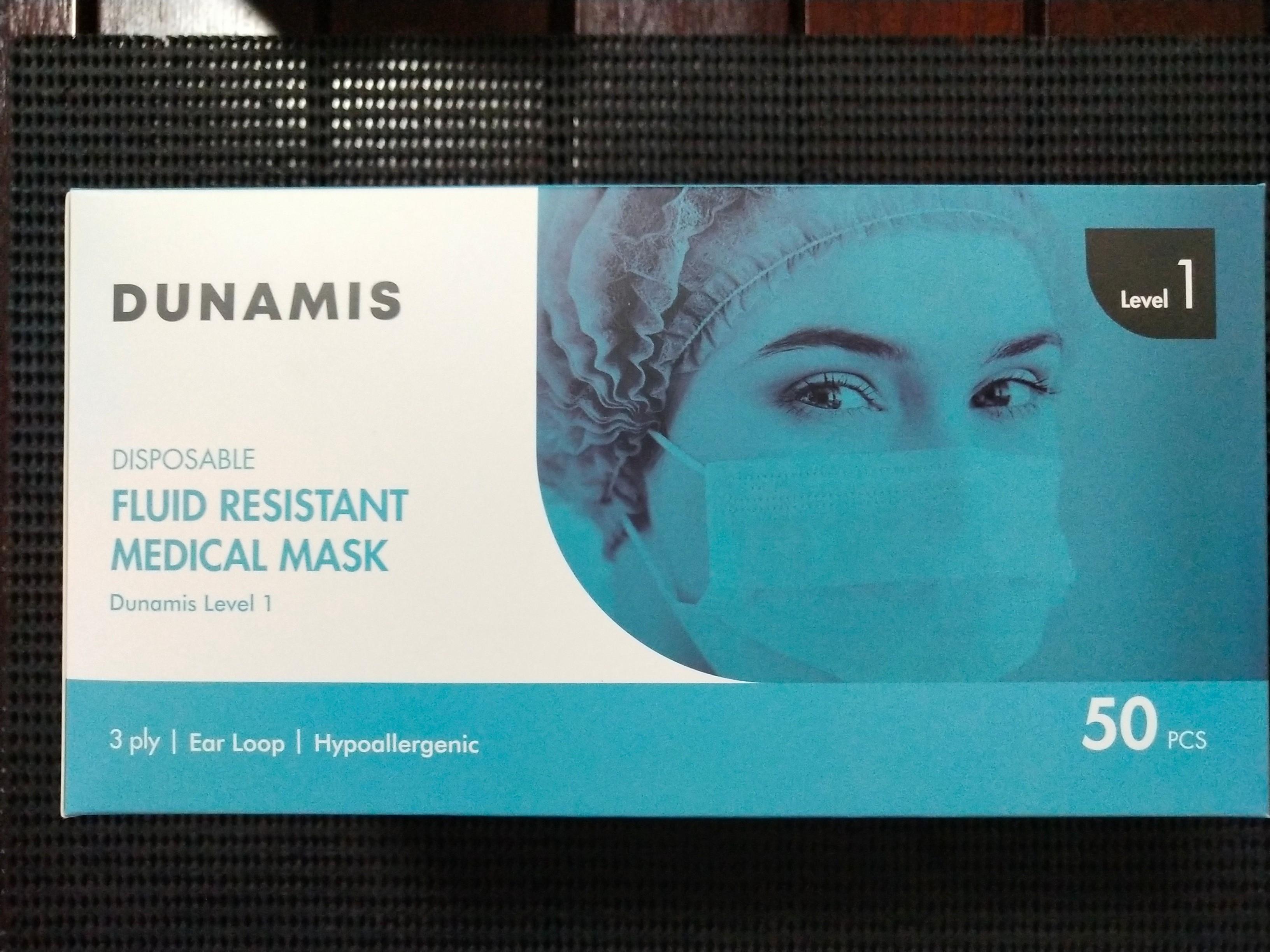 DUNAMIS Disposable Medical Mask 3 ply/BYD Care N95 Surgical Mask ...