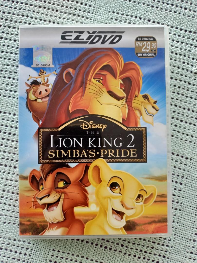 DVD Lion King 2 : Simba's Pride, Hobbies & Toys, Music & Media, CDs & DVDs on Carousell
