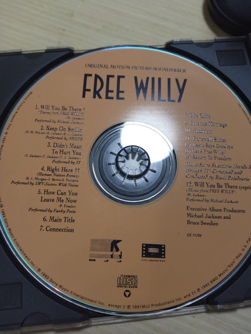 Free Willy original motion picture soundtrack, 興趣及遊戲, 收藏品及紀念品, 明星周邊 ...