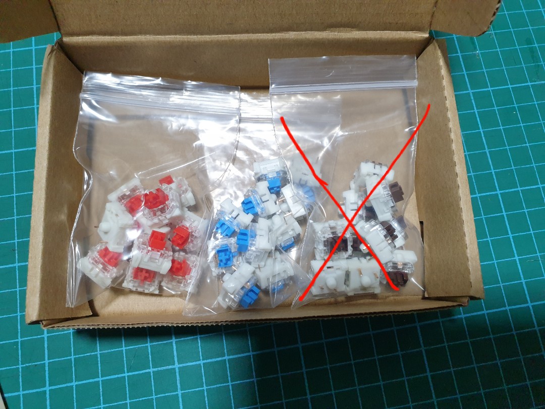 Gazzew GTMX Low-Profile prototype switch samples, Computers & Tech ...