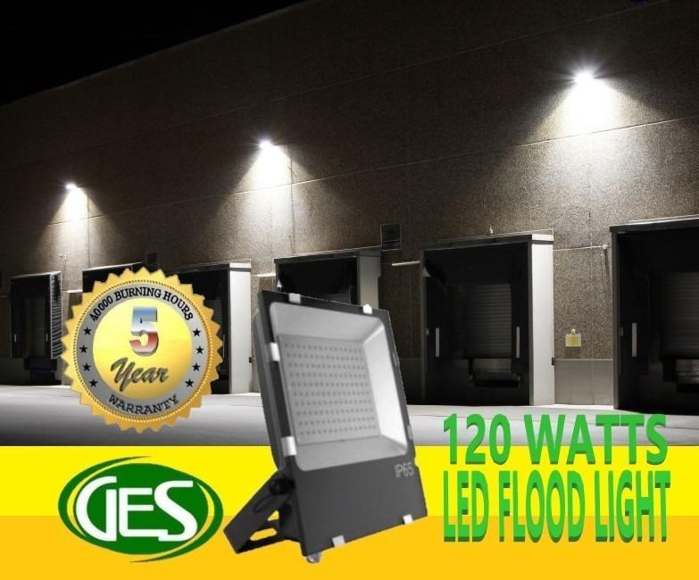 GES LED Flood Light 120 Watts, Furniture & Home Living, Lighting & Fans ...