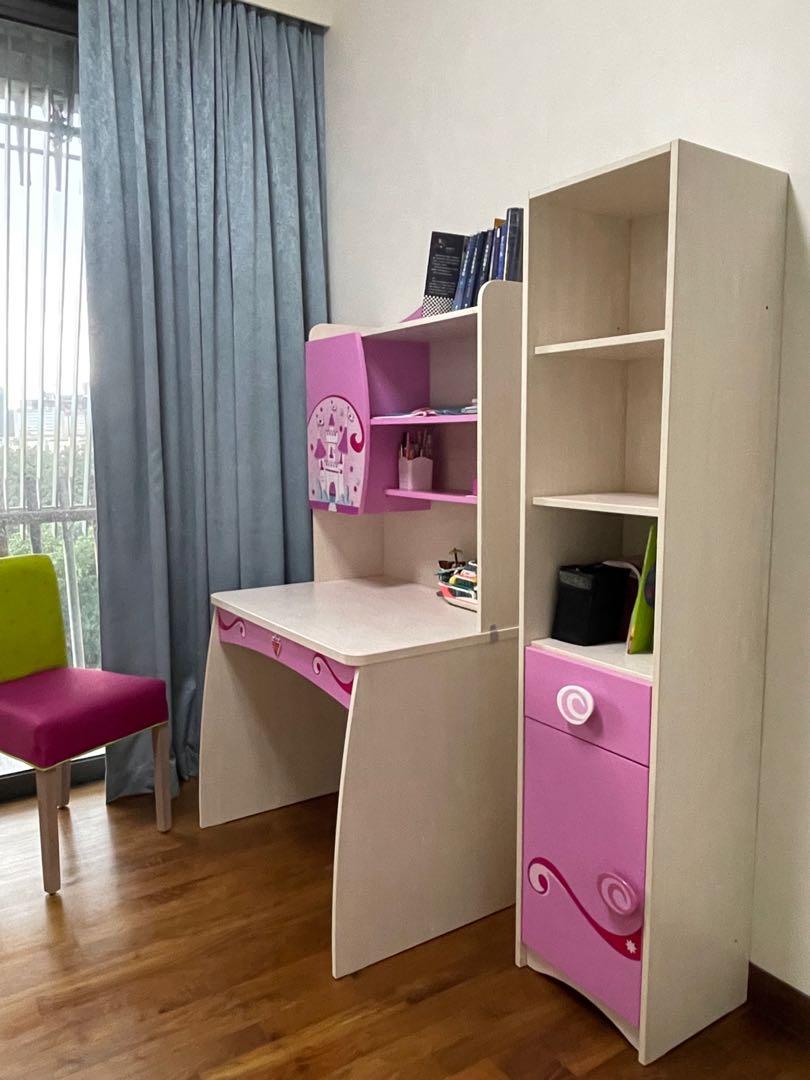Girls Study Table, Furniture & Home Living, Furniture, Tables & Sets on ...